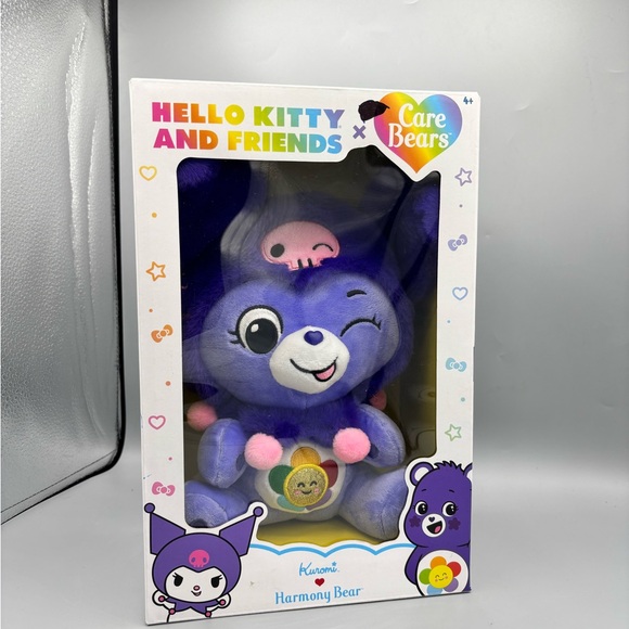 Toys | Hello Kitty And Friends X Care Bears Kuromi Harmony Bear | Poshmark